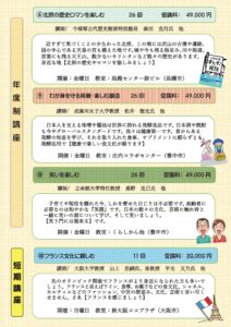 2025年度募集 | 大阪府北部コミュニティカレッジ（ONCC)